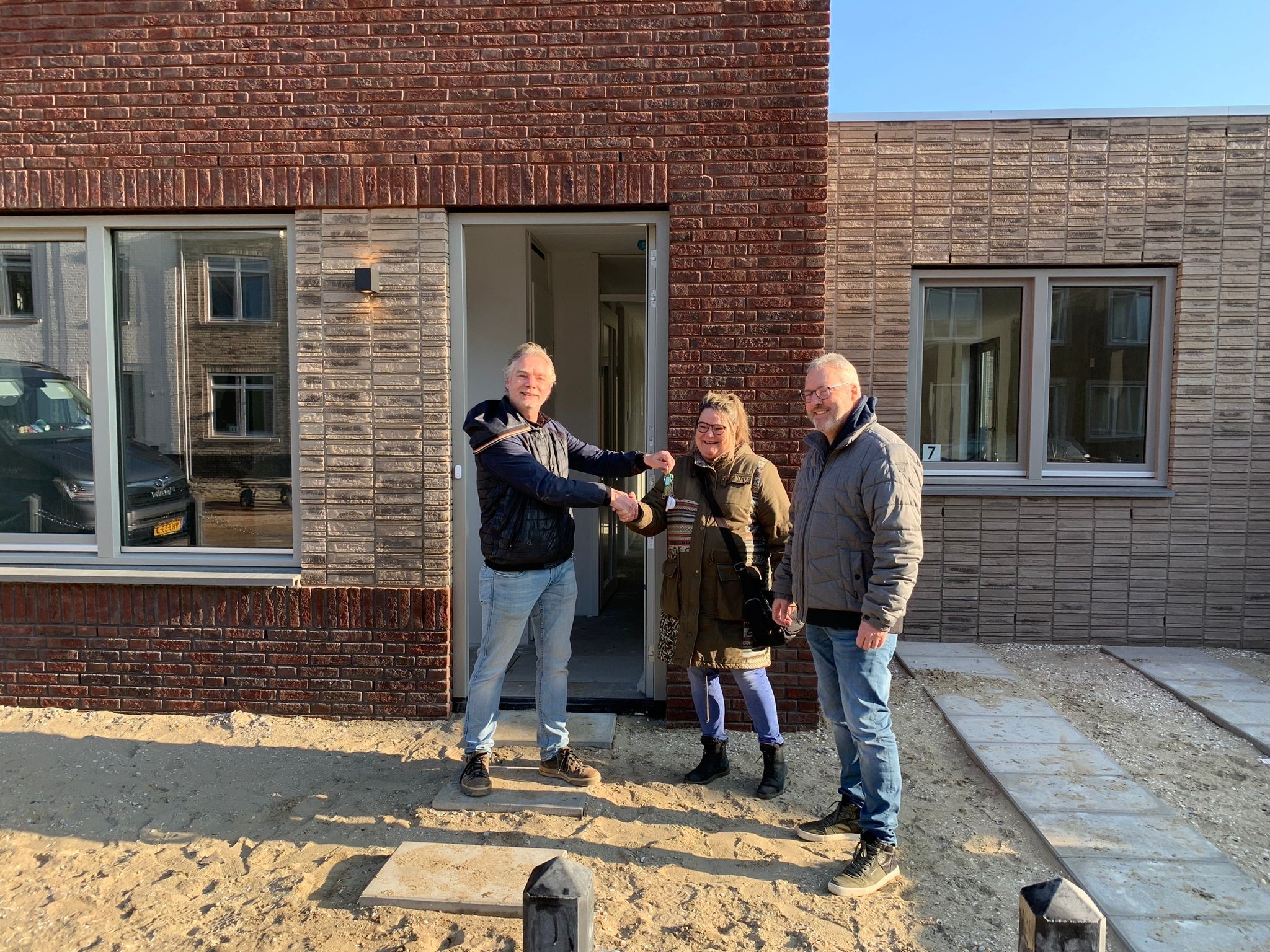 De eerste bewoners van 41 Ambachten ontvangen hun sleutels!
